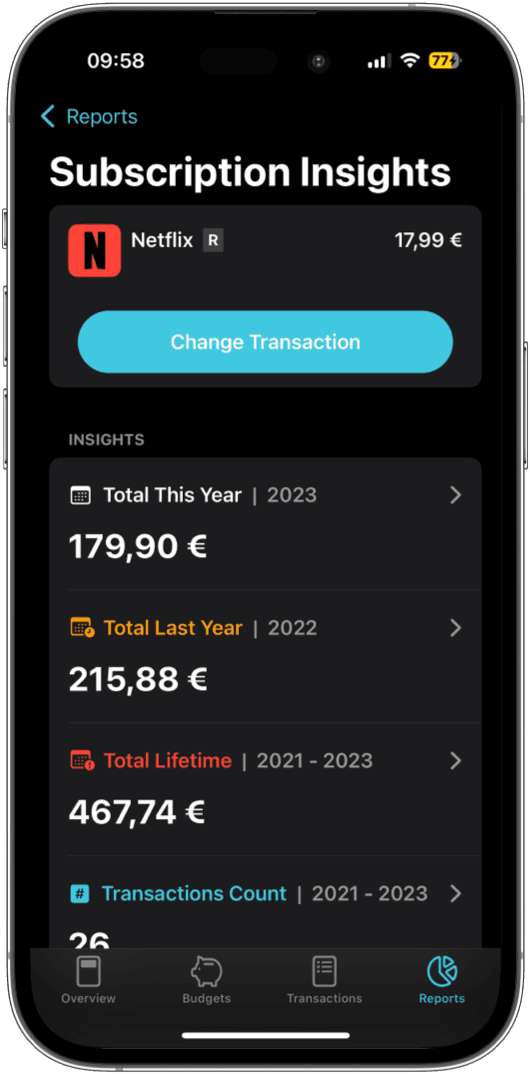 Track Your Subscriptions With MoneyCoach - MoneyCoach