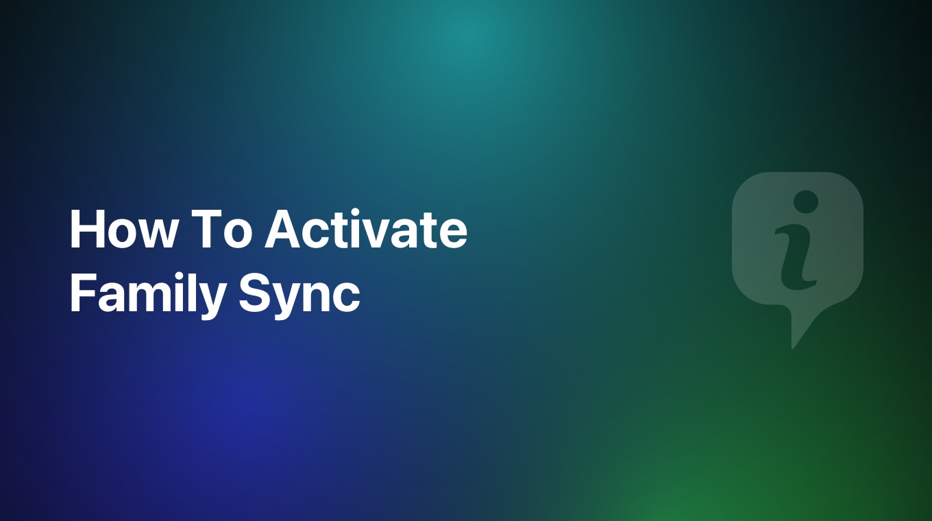 How To Activate Family Sync - MoneyCoach
