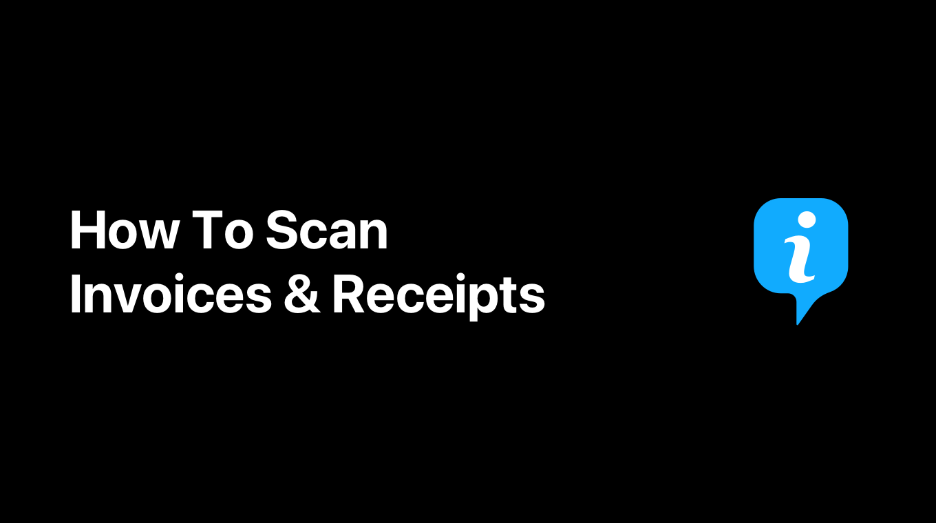 How To Scan Invoices & Receipts - MoneyCoach